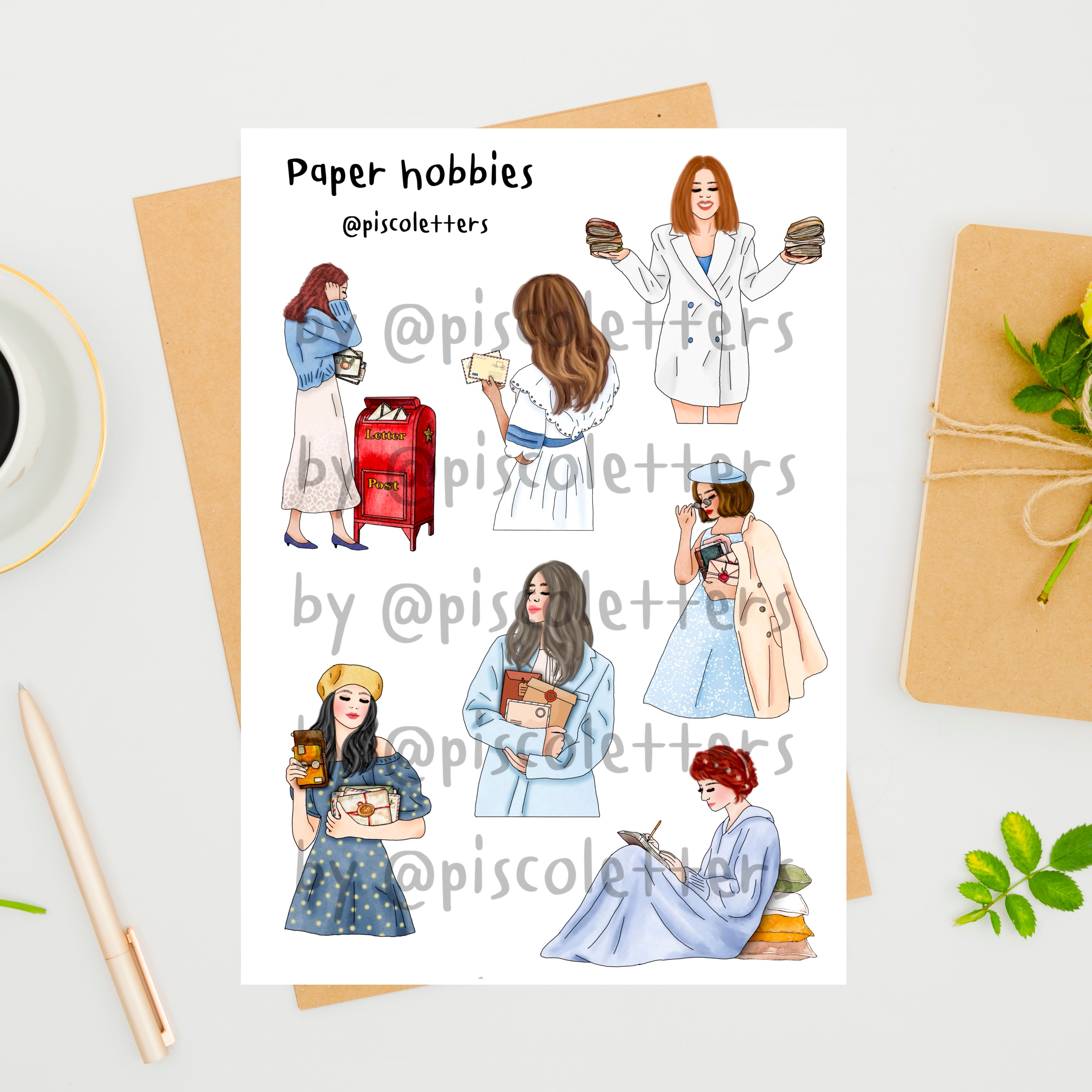 Paper Hobbies Printable (Digital) – Piscoletters
