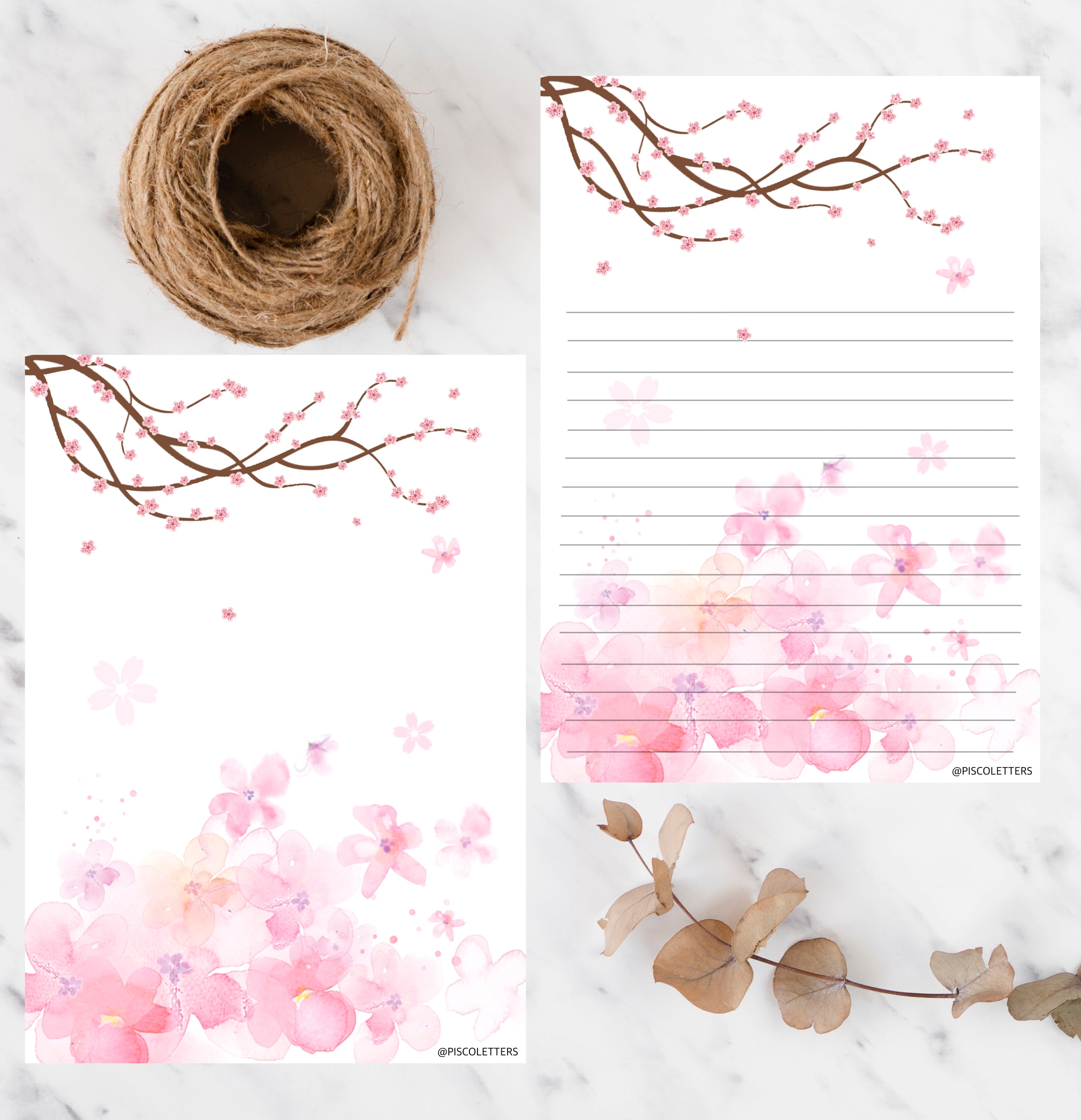 Sakura printable paper – Piscoletters